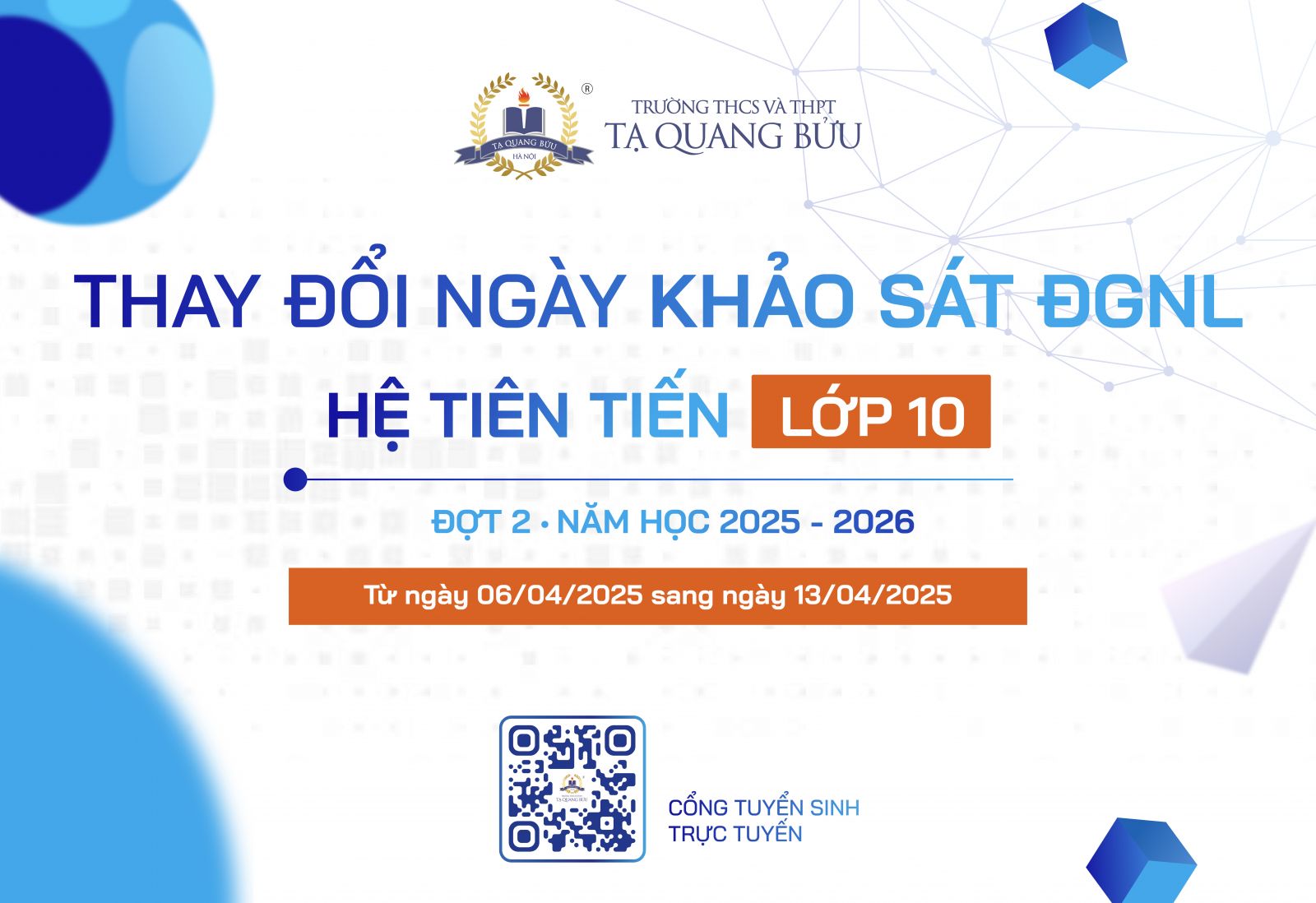 THCS và THPT Tạ Quang Bửu